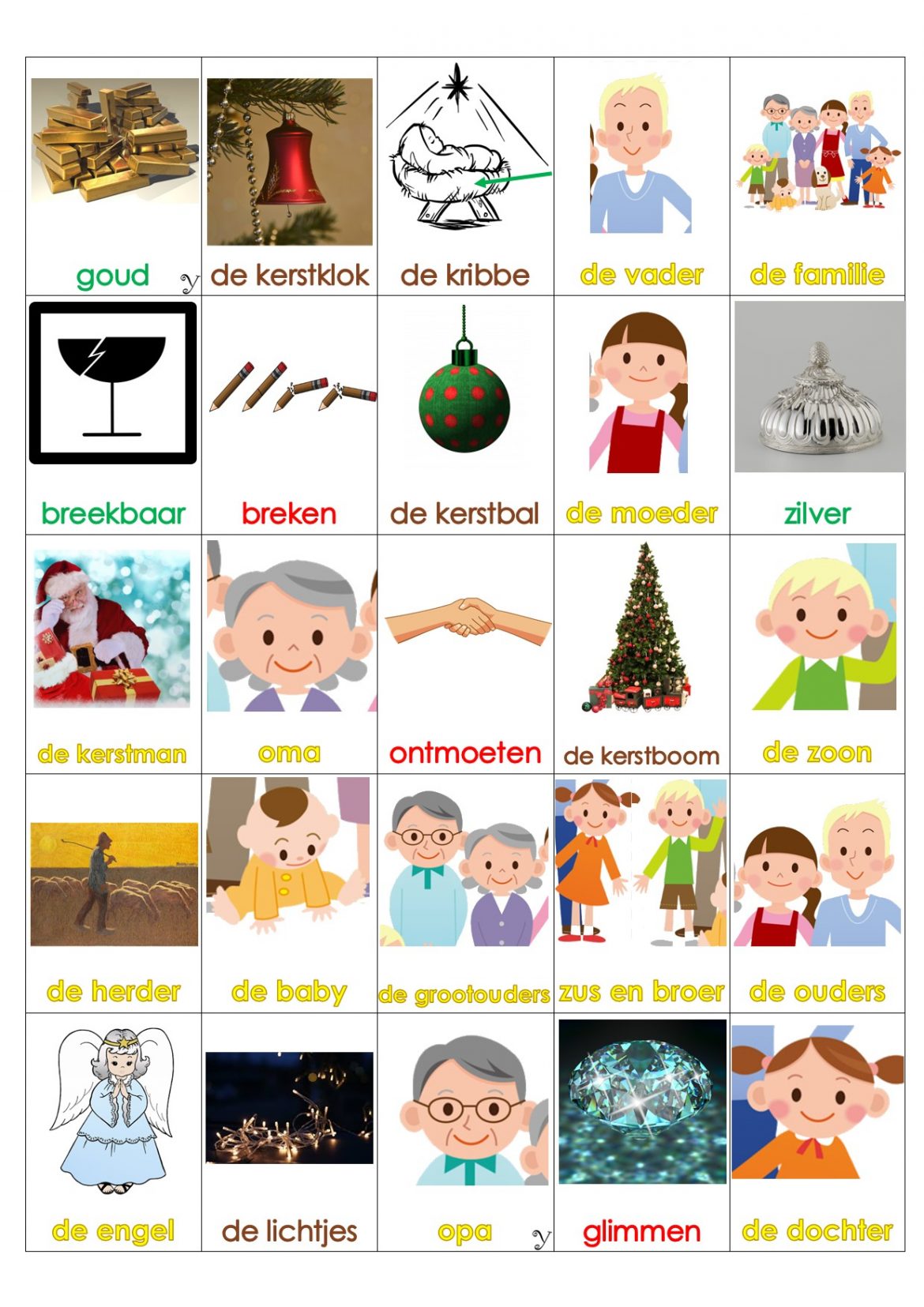 Memorie thema’s – Spelen en Leren